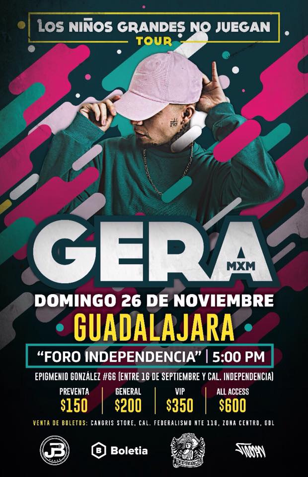 Compra boletos para Gera MXM en Guadalajara - Boletia