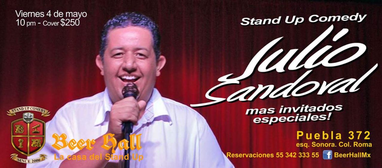 Compra boletos para Julio Sandoval Stand Up - Boletia
