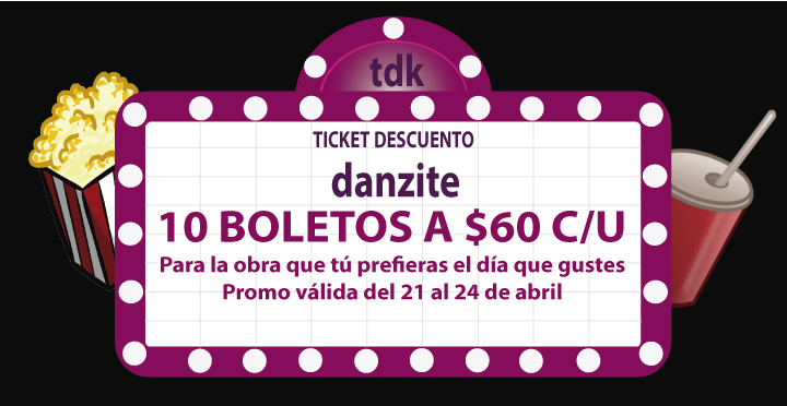 TICKET DESCUENTO DANZITE | Boletia