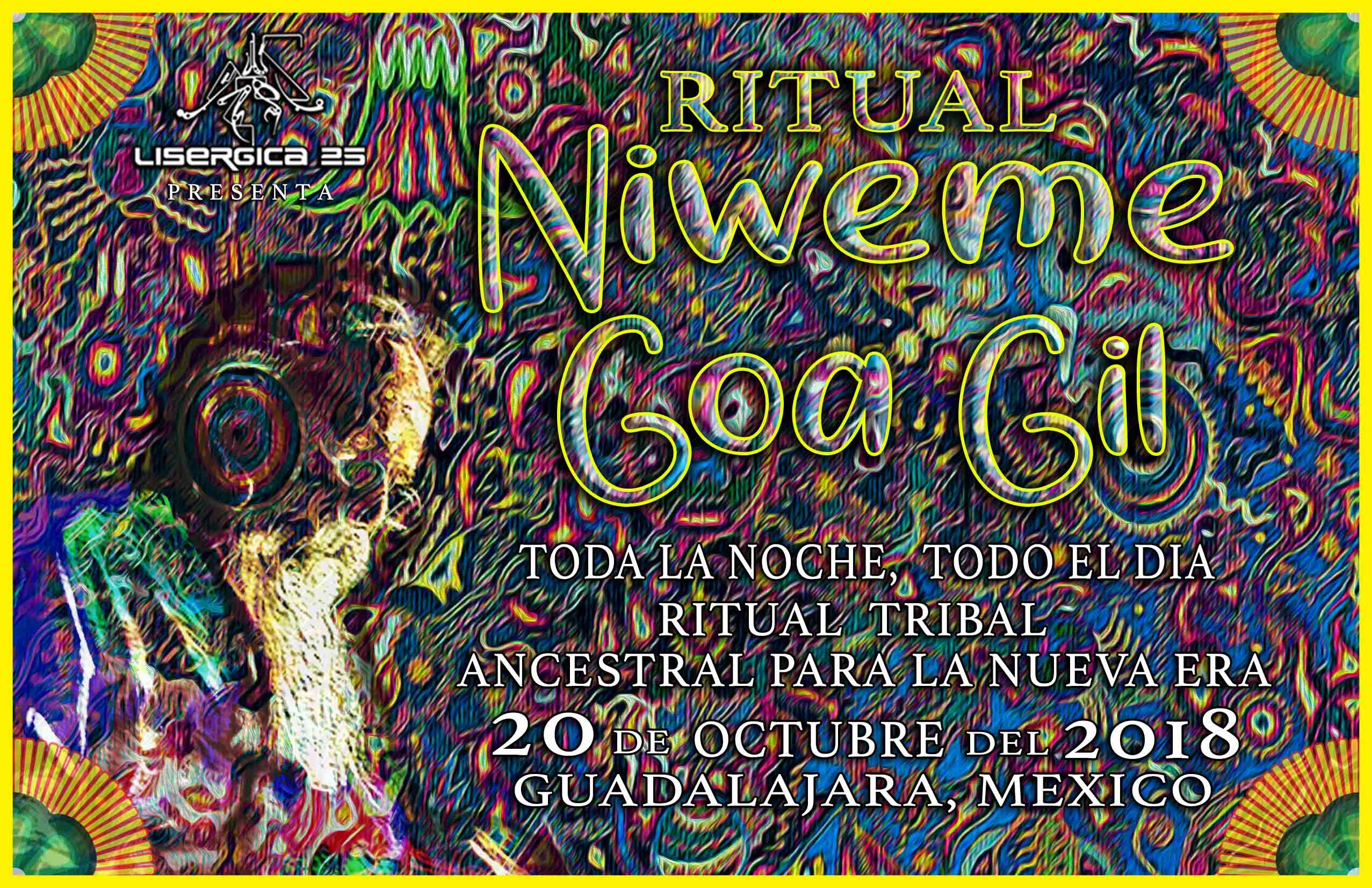 Compra boletos para Goa Gil RITUAL NIWEME 2018 - Boletia