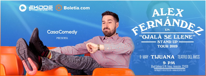 Compra boletos para Alex Fernández en Tijuana - Boletia