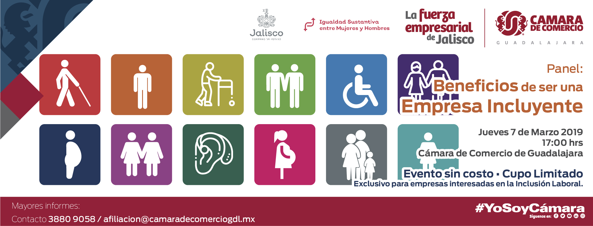 Compra boletos para " BENEFICIOS DE SER UNA EMPRESA INCLUYENTE " - Boletia