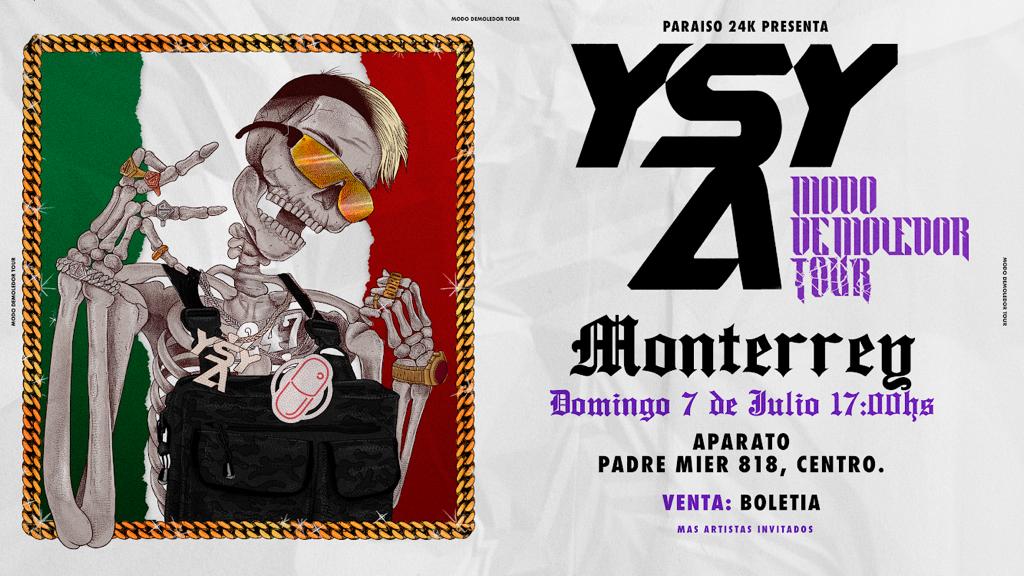 Compra boletos para YSY-A en Monterrey - Boletia