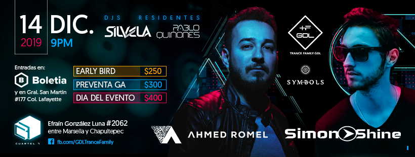 Ahmed Romel & Simon O'Shine en Guadalajara | Boletia
