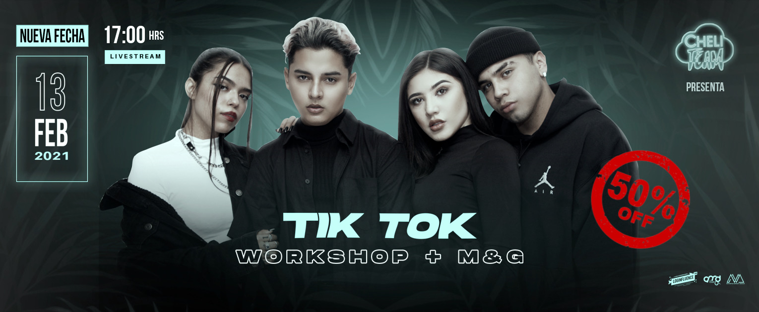 TIK TOK WORKSHOP BY CHELI TEAM | Boletia