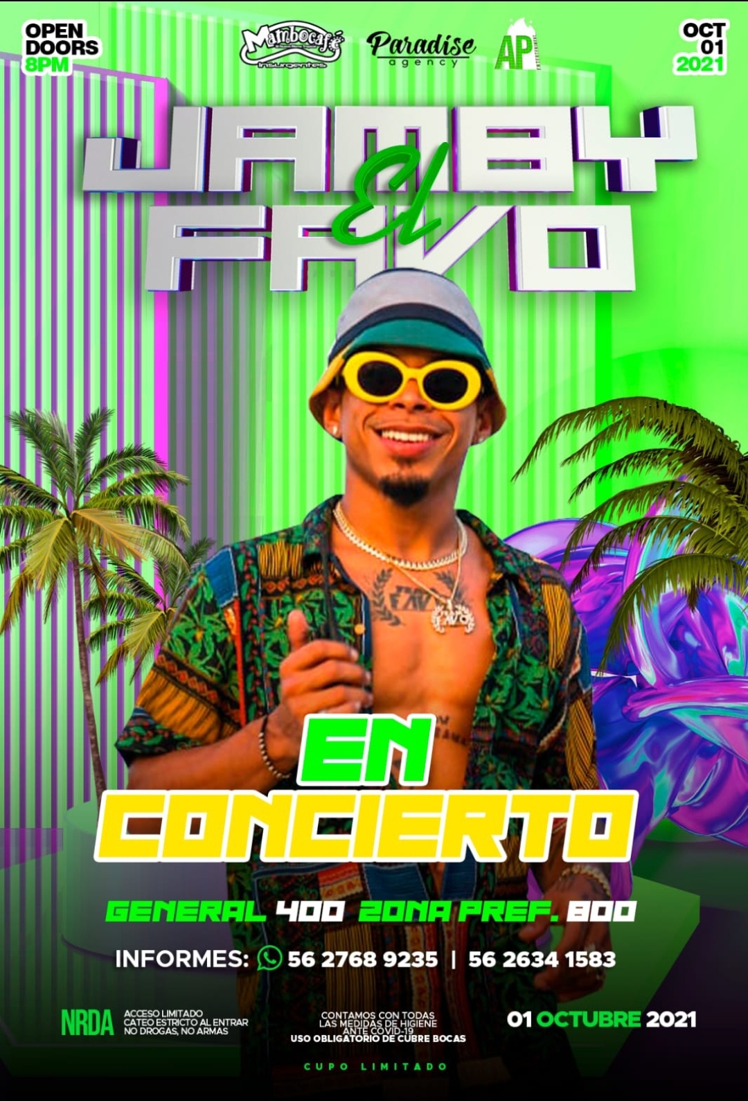 Compra boletos para Jamby el Favo en Vivo - Boletia