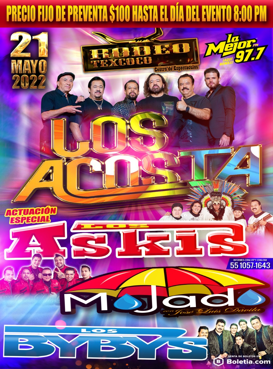Compra boletos para LOS ACOSTA RODEO TEXCOCO - Boletia