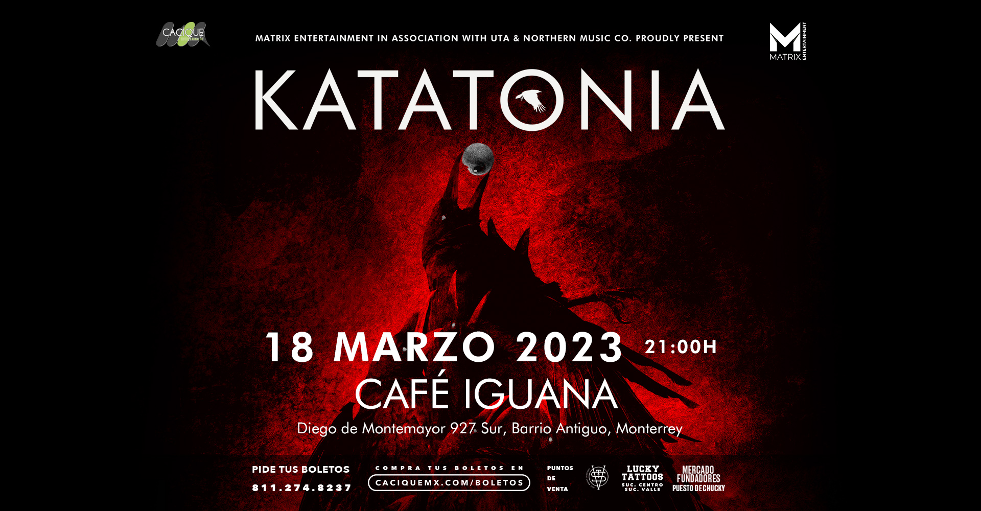 KATATONIA en Monterrey | Boletia