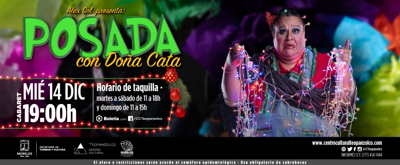 Compra boletos para Alex Sol presenta: Posada con Doña Cata. - Boletia