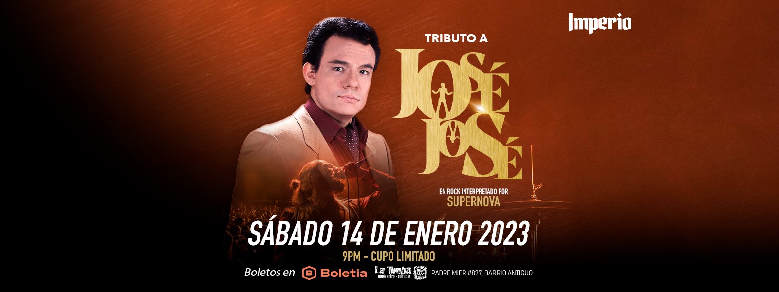 Tributo a José José en Monterrey | Boletia