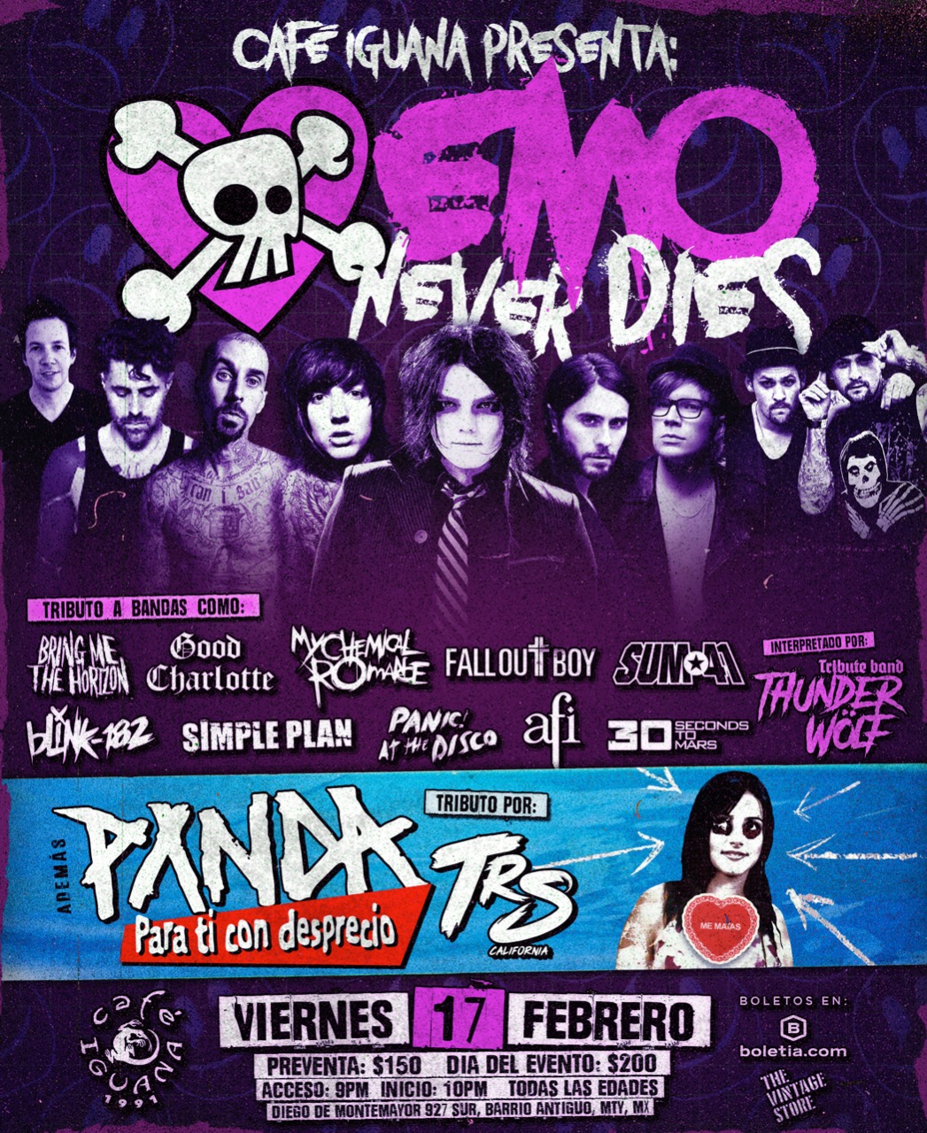 San Valentin con desprecio / Emo Never Ends | Boletia