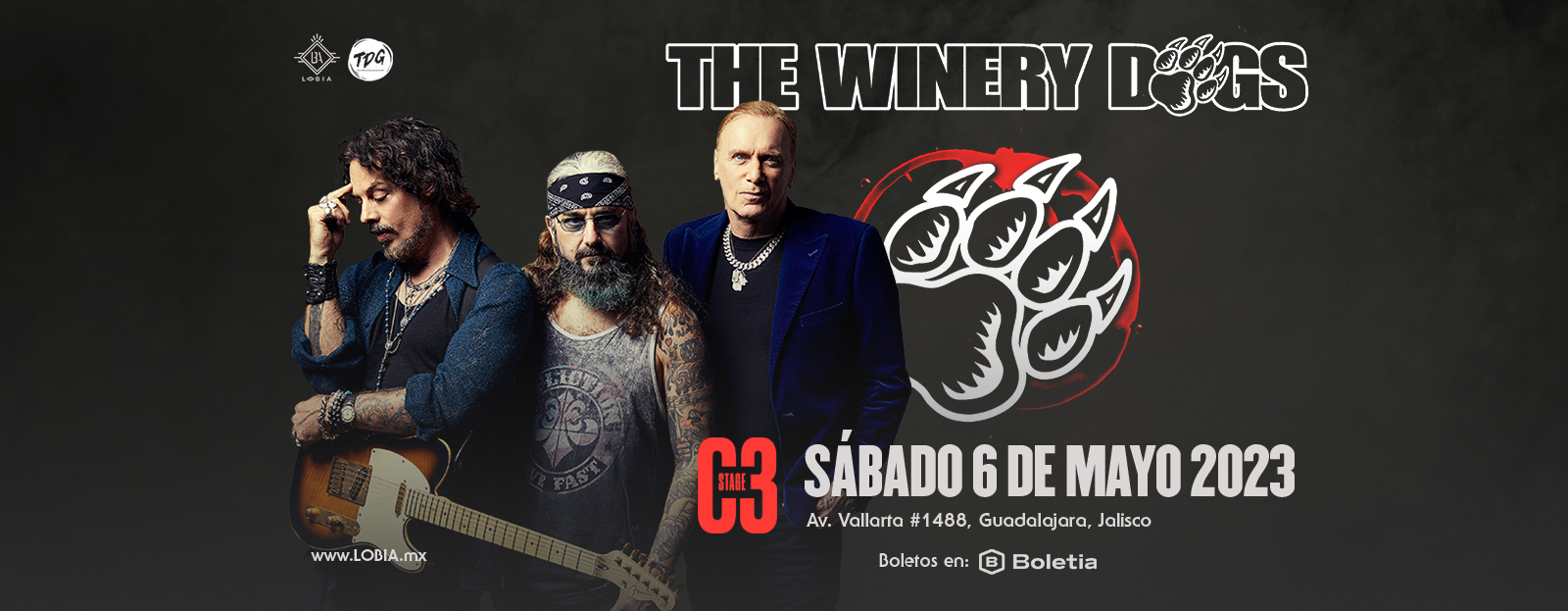 The Winery Dogs en Guadalajara | Boletia