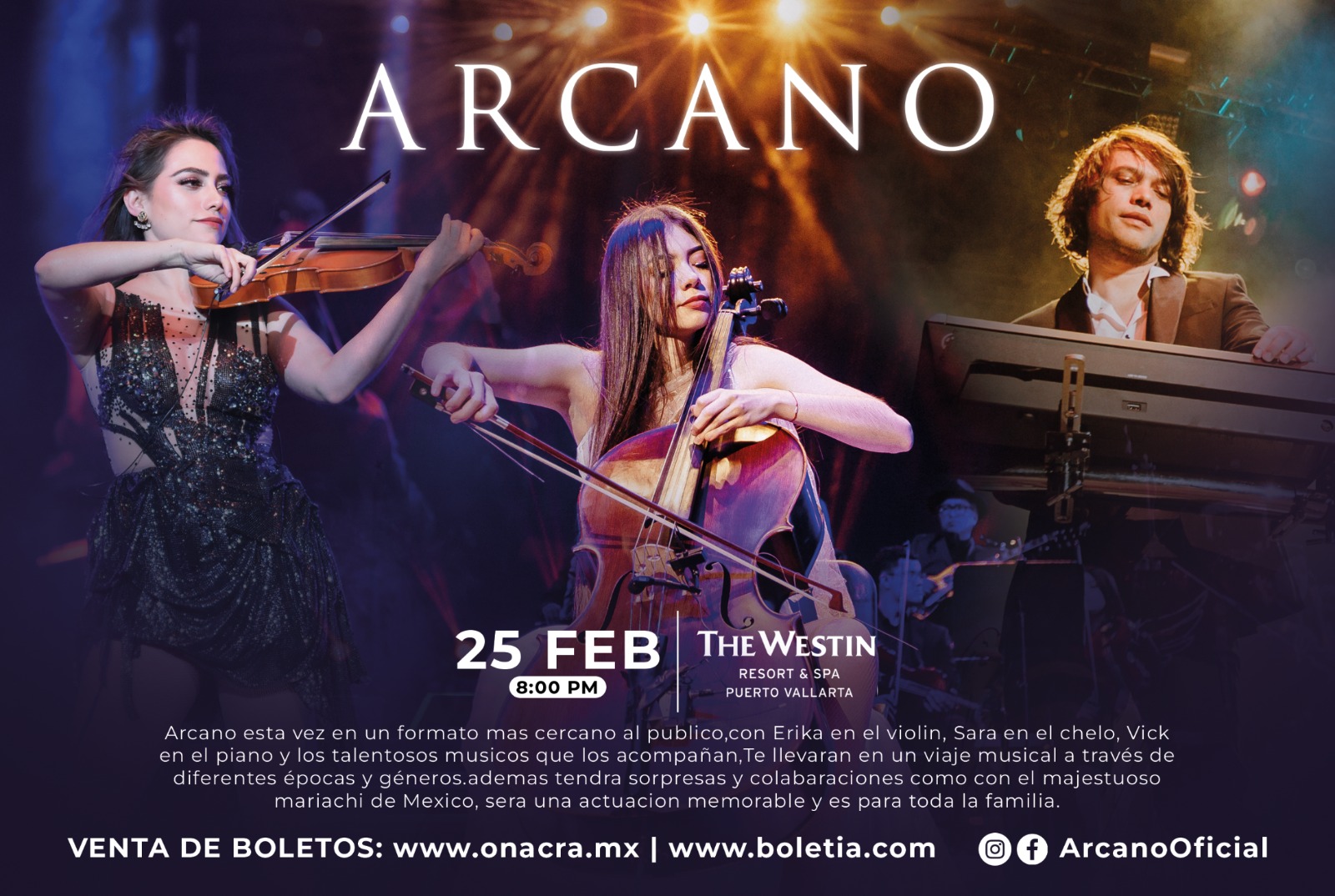 ARCANO TOUR 2023 | Boletia