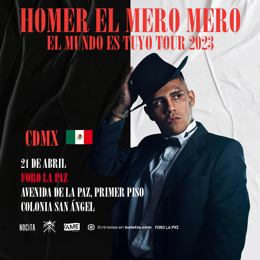 HOMER EL MERO MERO EN CDMX 2023 | Boletia