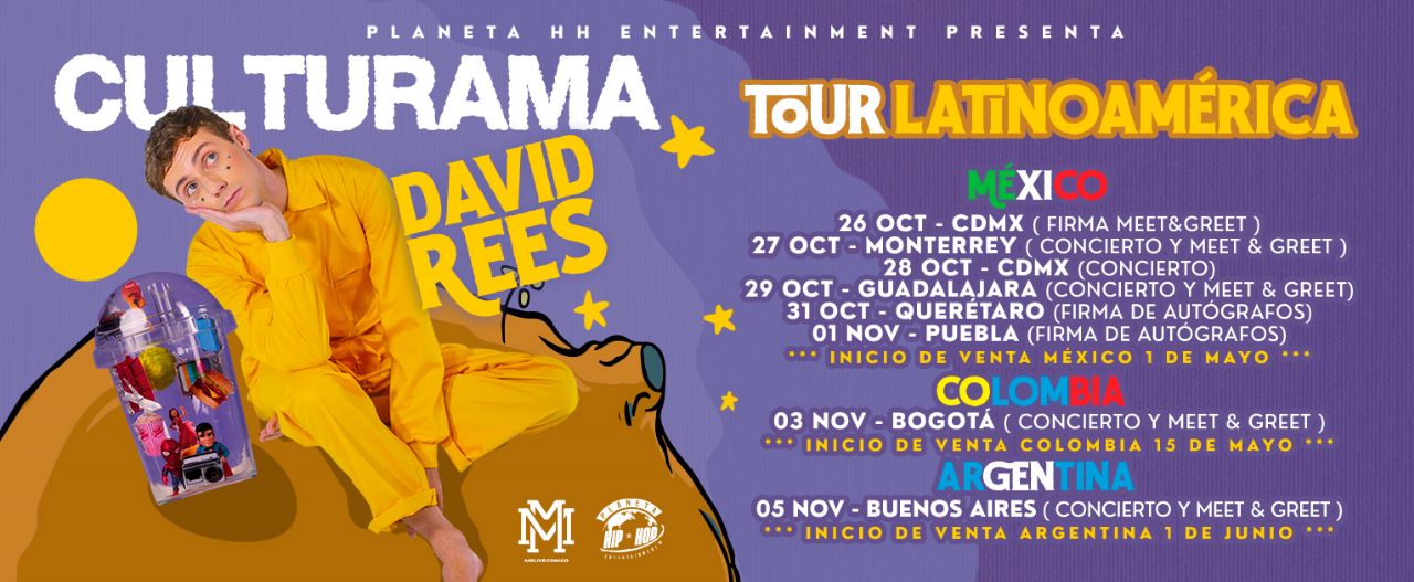 DAVID REES EN GUADALAJARA CULTURAMA TOUR | Boletia