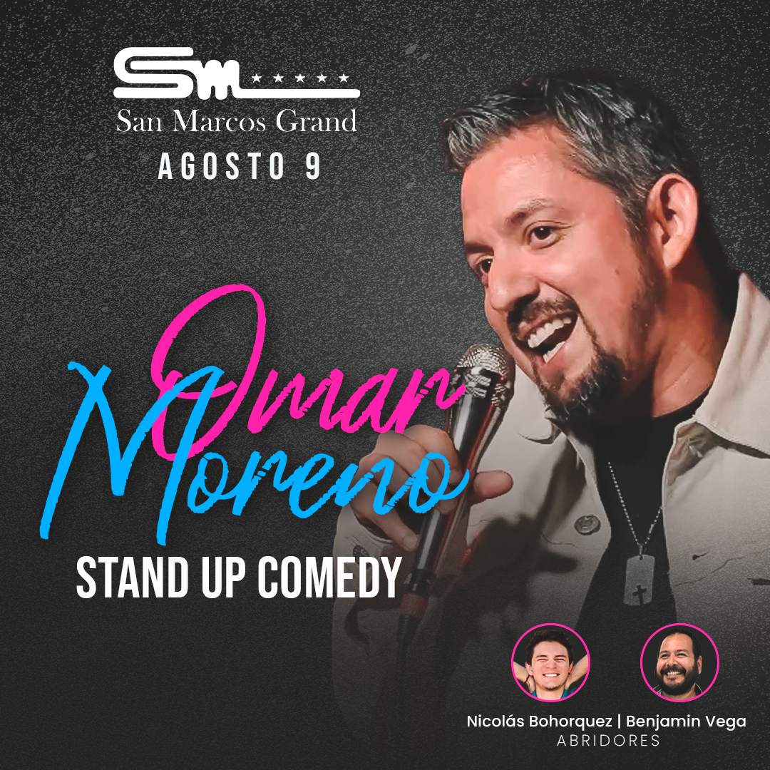 Omar Moreno stand up comedy Culiacán | Boletia