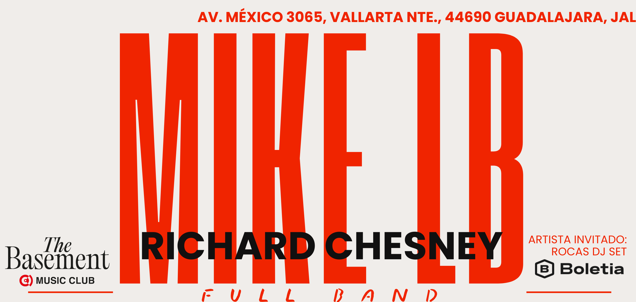 Mike LB en "The Basement" | Boletia