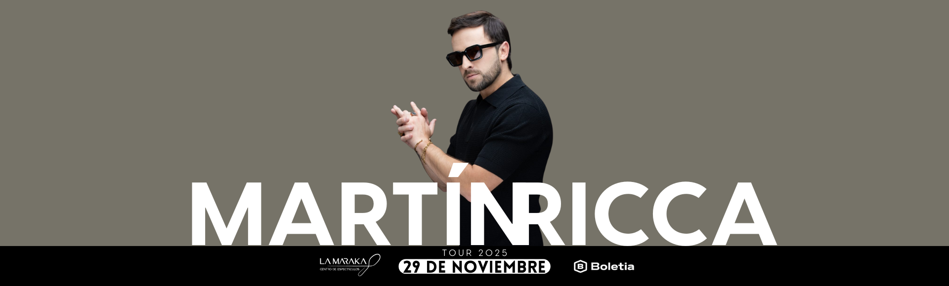 Martín Ricca Tour 2025 CDMX | Boletia