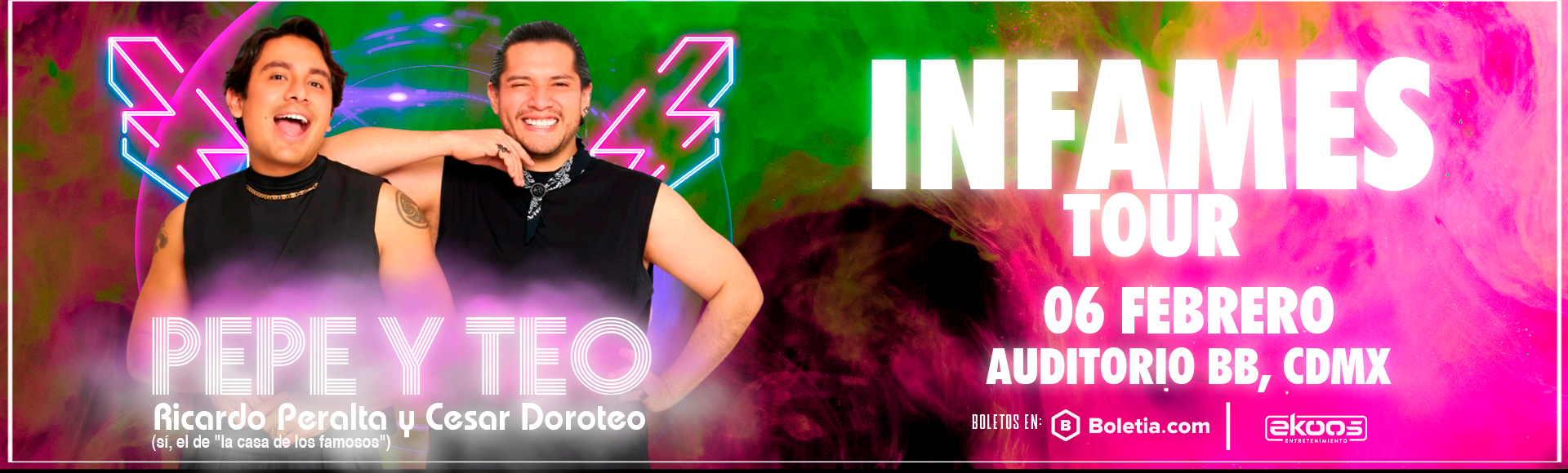 PEPE Y TEO "INFAMES TOUR" | Boletia