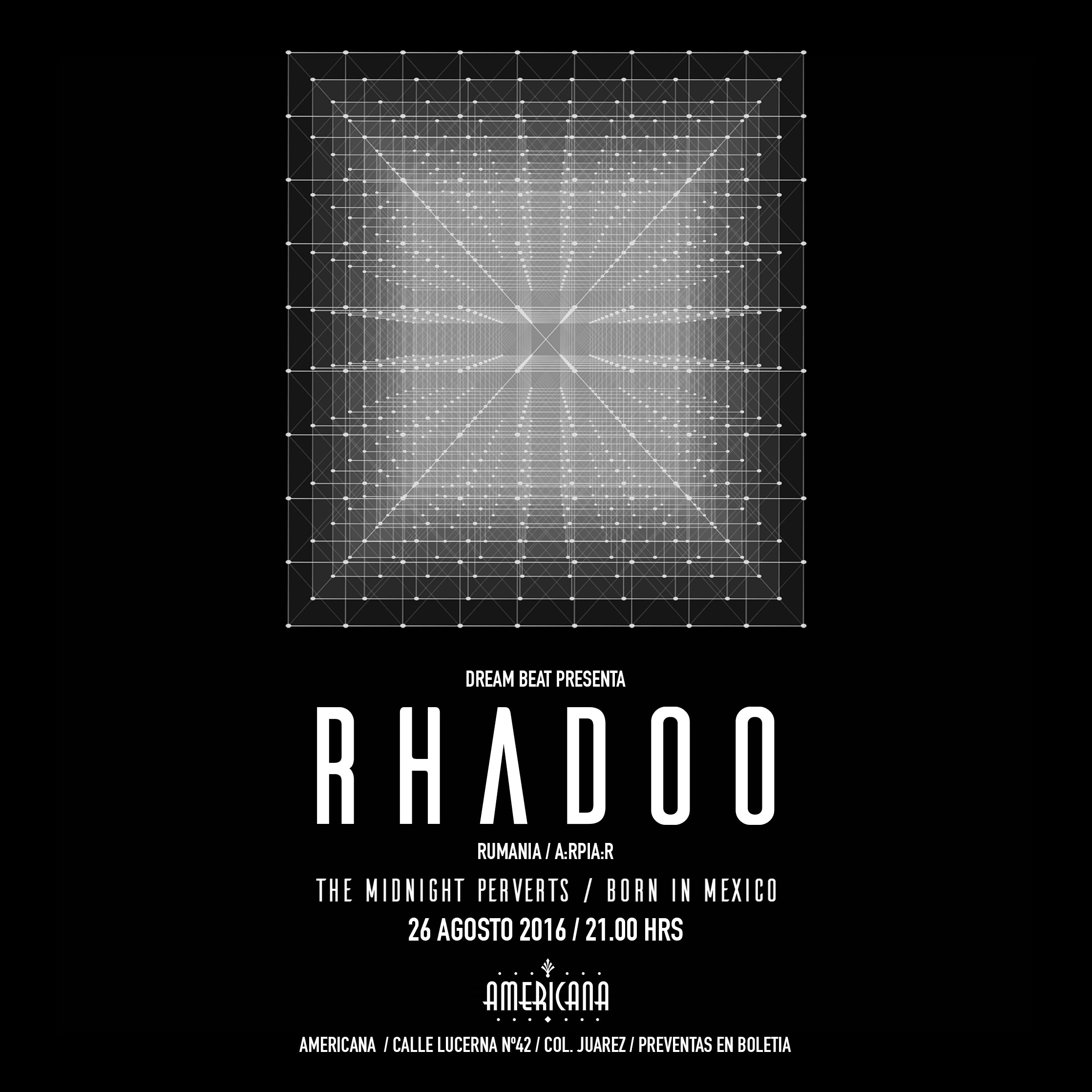 Compra boletos para RHADOO - Boletia