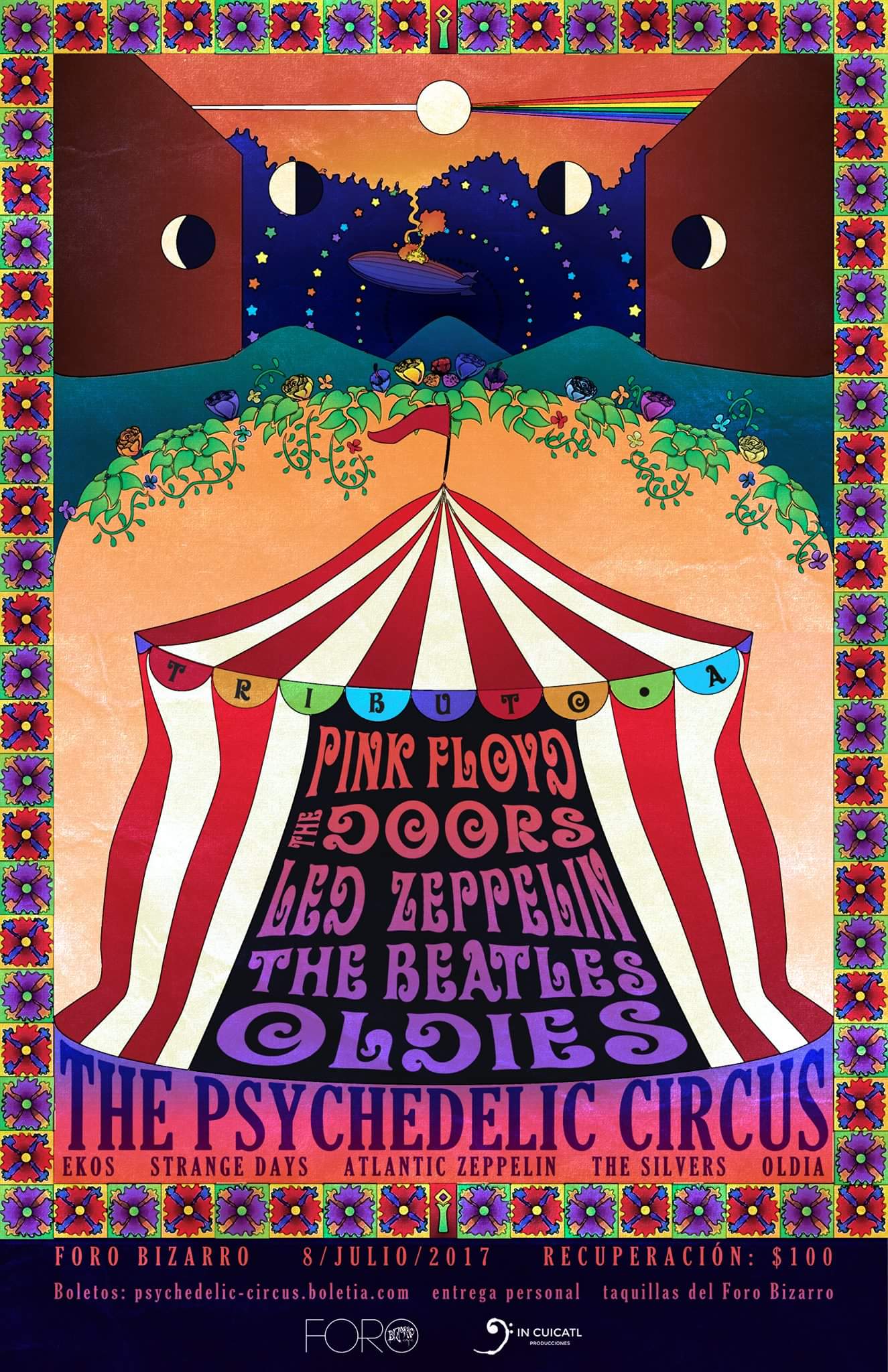 Compra boletos para The Psychedelic Circus (tributo a leyendas del rock ...
