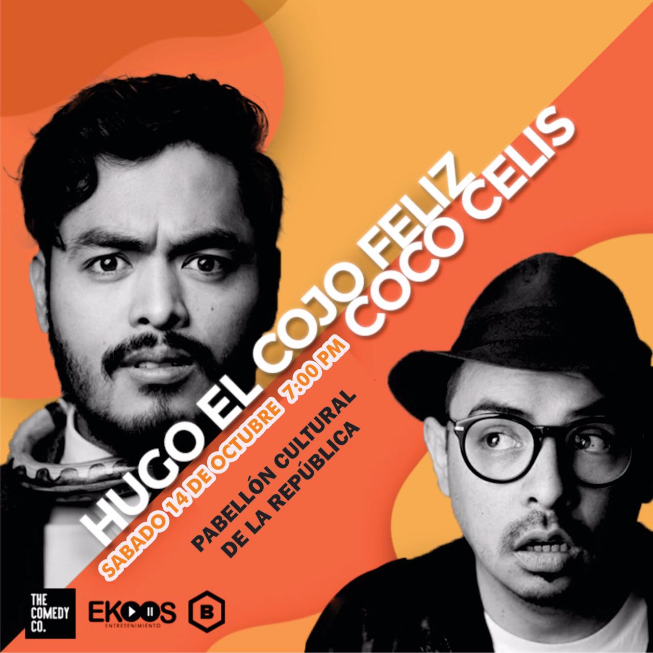 Compra boletos para Hugo El Cojo Feliz & Coco Celis - Boletia