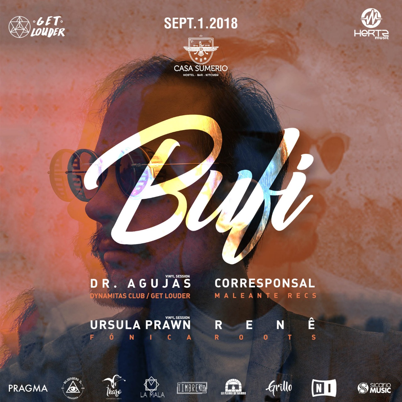 Compra boletos para BUFI + Friends - 01 De Septiembre - Boletia