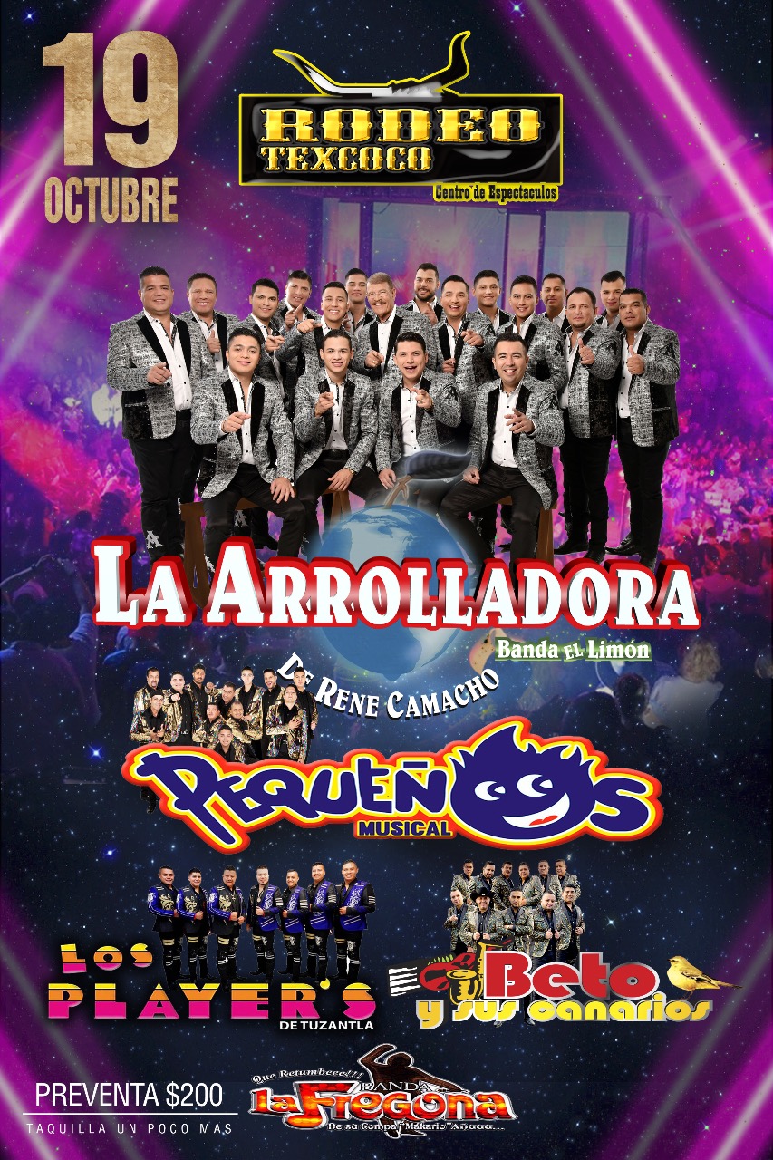 Compra boletos para LA ARROLLADORA EN RODEO TEXCOCO - Boletia