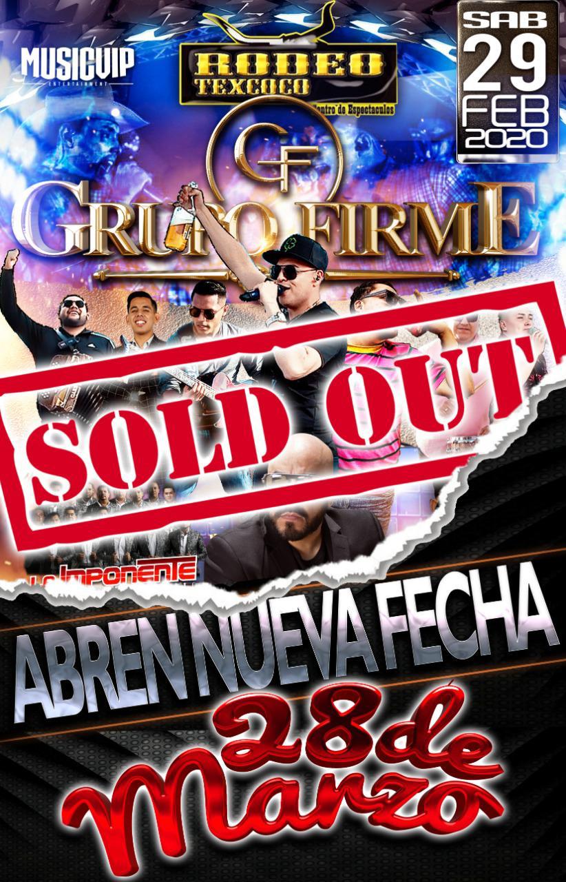 Compra boletos para Grupo FIRME en RODEO TEXCOCO - Boletia