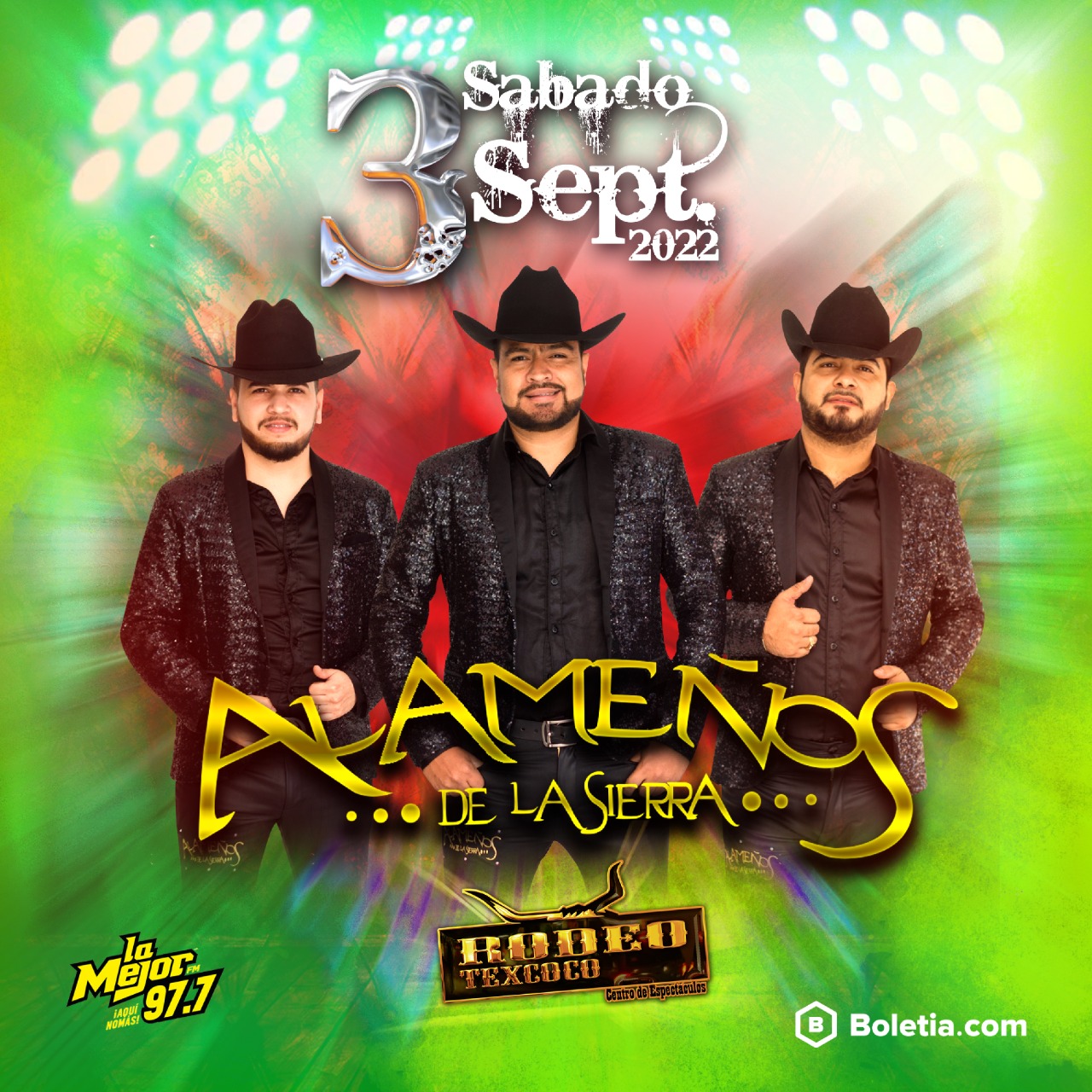 Compra boletos para ALAMEÑOS EN RODEO TEXCOCO - Boletia