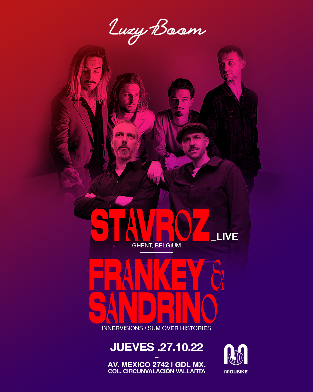 Compra boletos para STAVROZ Y FRANKEY&SANDRINO - Boletia