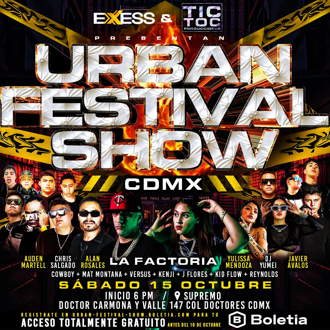 Compra boletos para Urban Festival Show - Boletia
