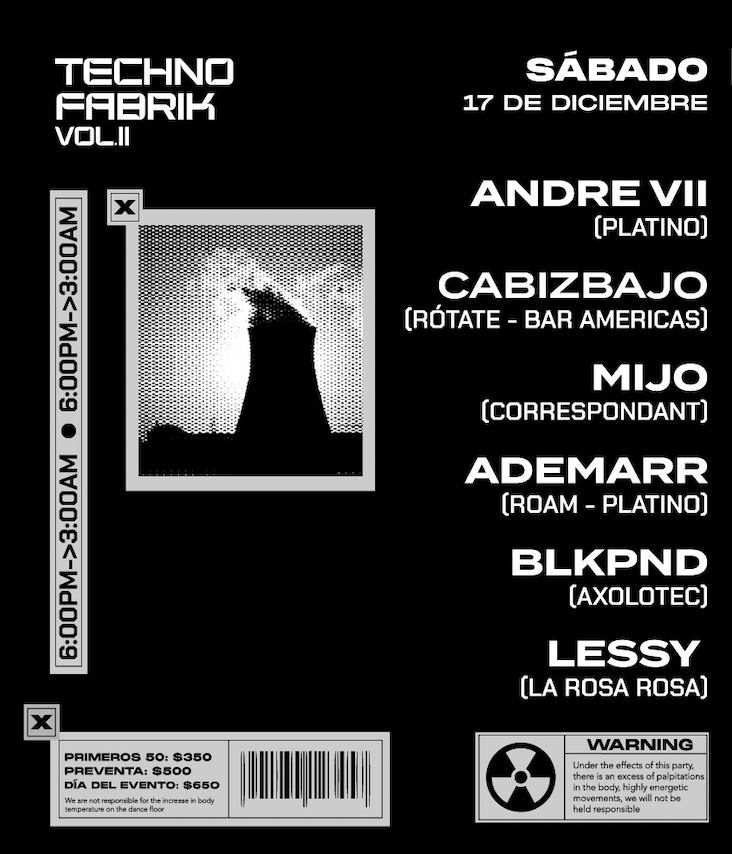 Compra boletos para TECHNO FABRIK VOL. II - Boletia