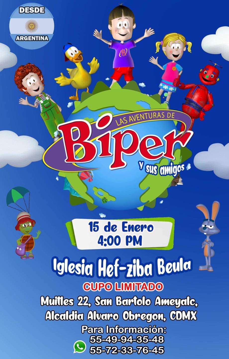 Compra boletos para Las Aventuras de BIPER y sus amigos Mexico - Boletia