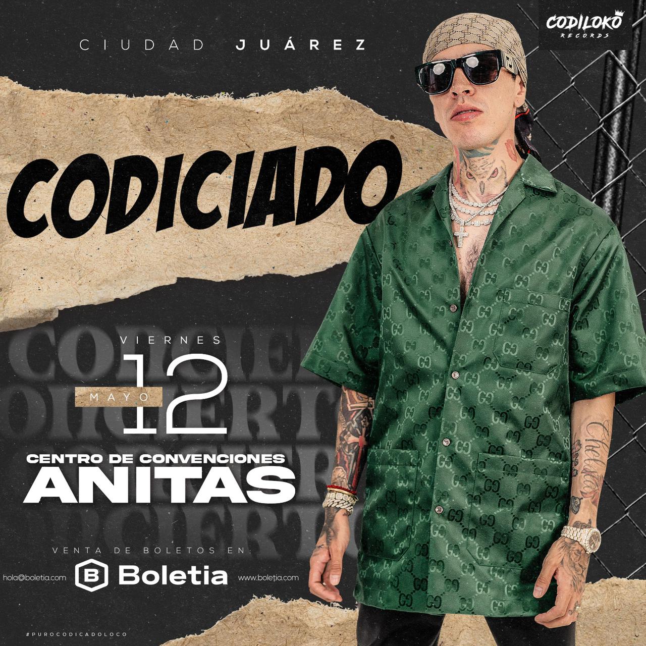 Compra boletos para Codiciado en Ciudad Juárez - Boletia