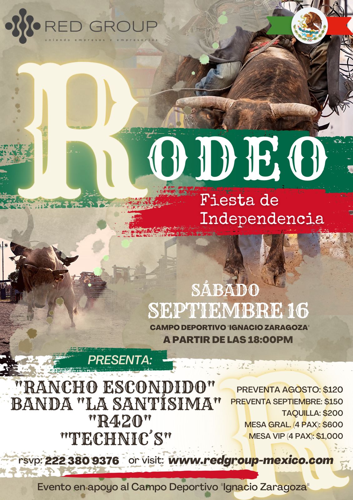 Compra boletos para RODEO Fiesta de Independencia - Boletia