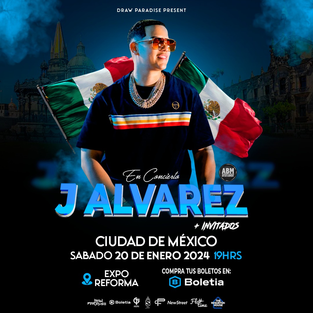 Compra boletos para J Álvarez en Concierto | Expo Reforma CDMX - Boletia