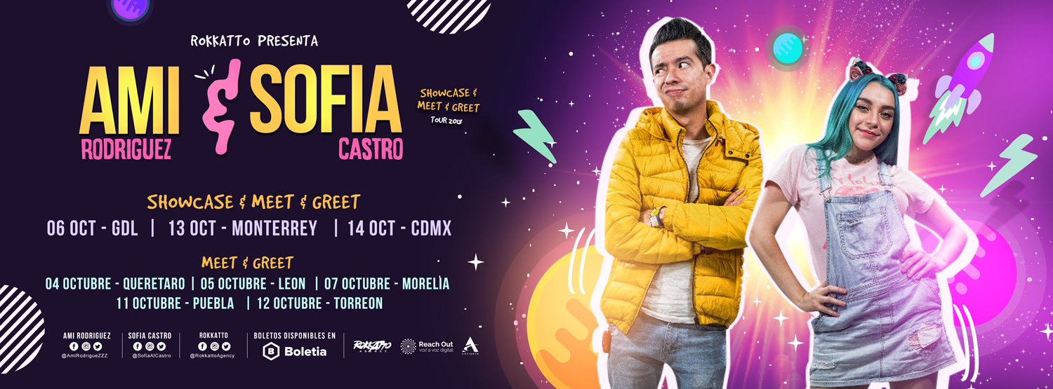 AMI RODRIGUEZ & SOFIA CASTRO TOUR MEXICO | Boletia