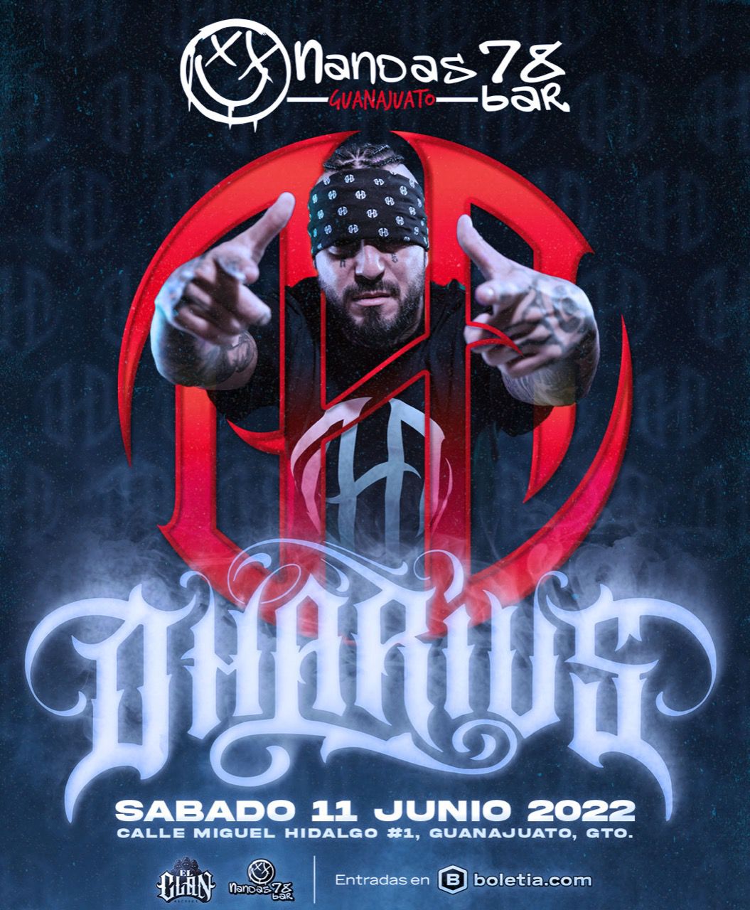 Compra boletos para DHARIUS EN CONCIERTO GUANAJUATO 2022 - Boletia